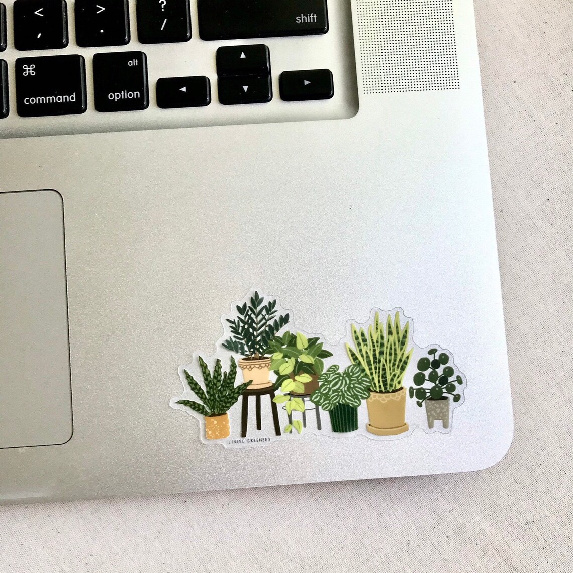 Clear Potted Plant Sticker Plant Stickers Plant Mom Plant - Etsy