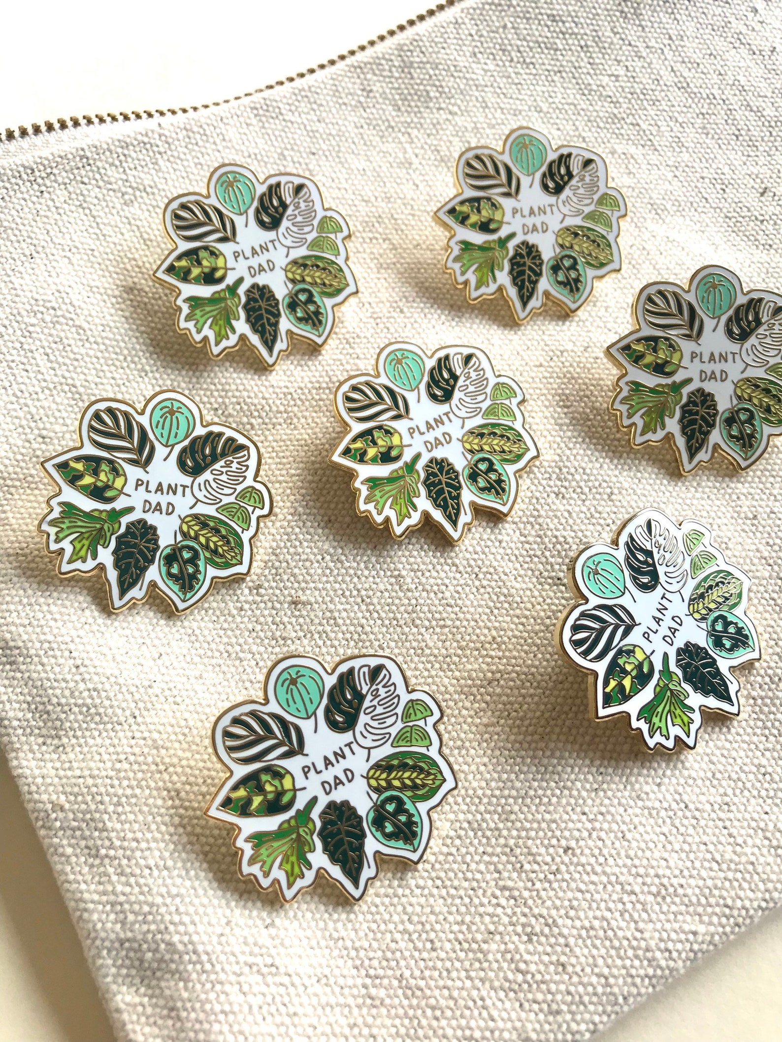 Plant Dad Hard Enamel Pin|| Plant Dad Pin || Plant Lover Pin || House ...