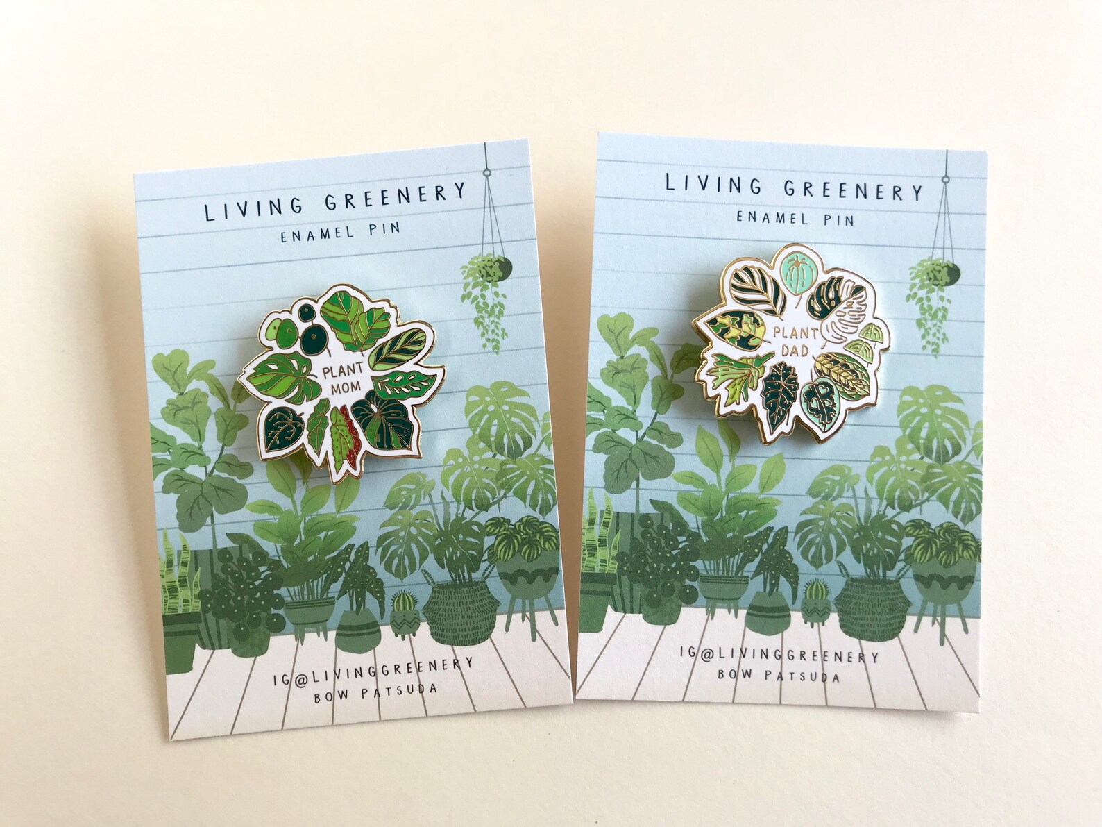 Plant Dad Hard Enamel Pin Plant Dad Pin Plant Lover Pin | Etsy