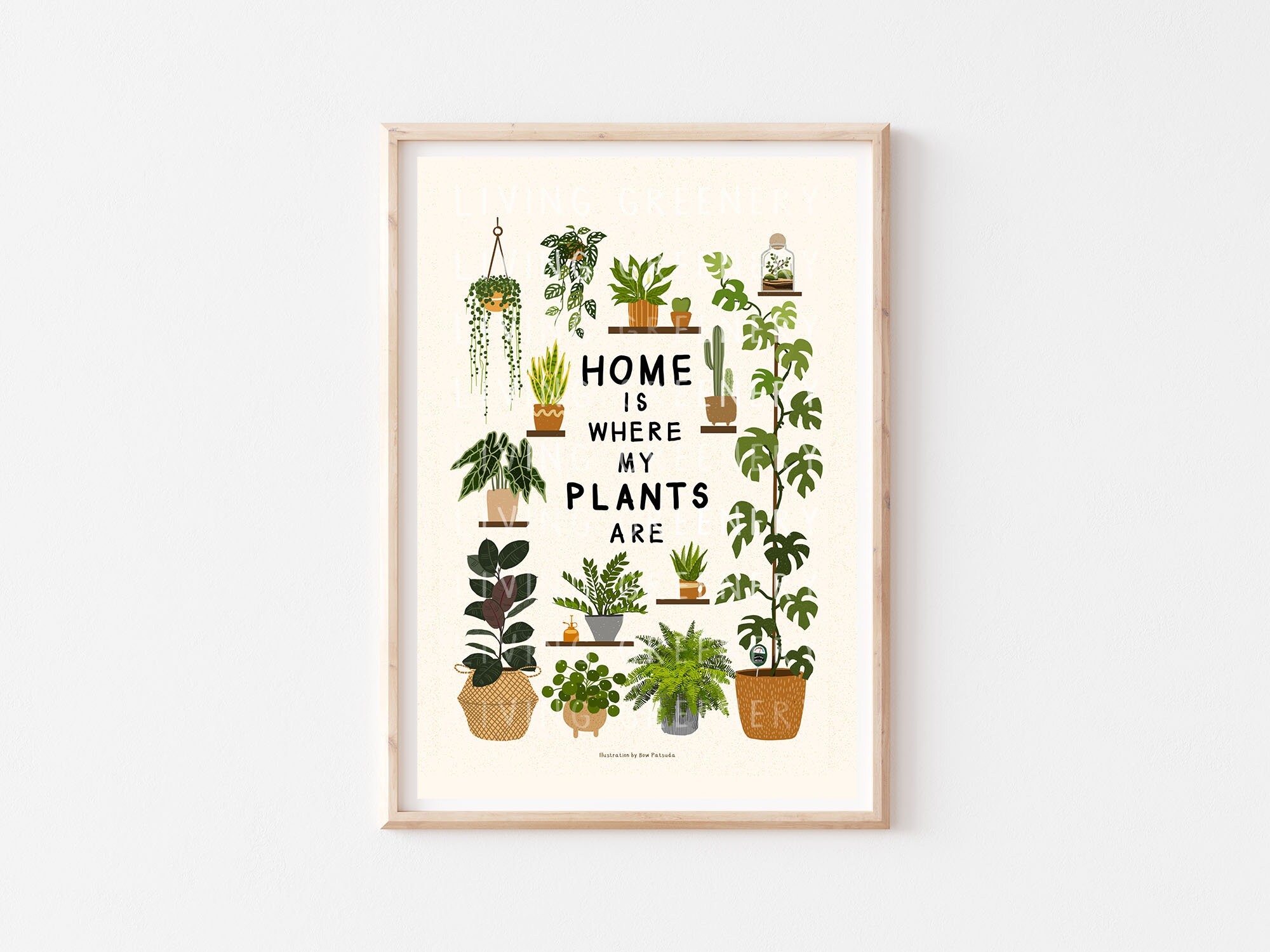 Home is Where My Plants Are Plant Mom House Plant Sticker - Etsy