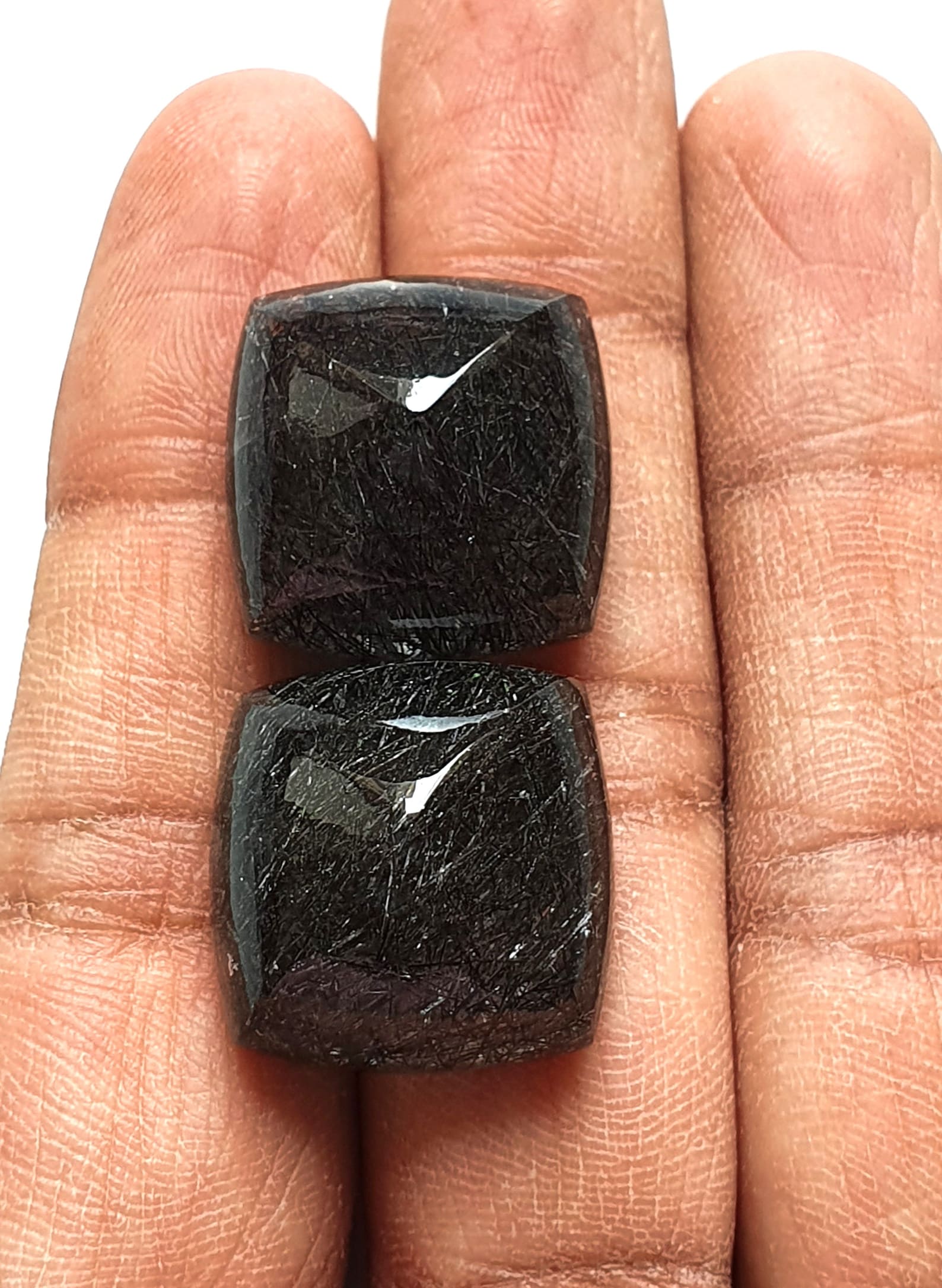 Natural Black Rutile Sugarloaf AAA Quality Rutile gemstone | Etsy