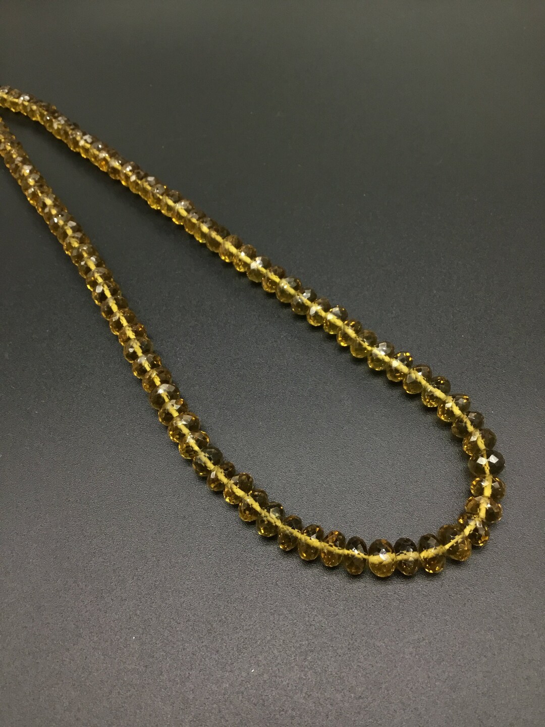 Beer Quartz Faceted Beads 1 Strand Natural Gemstone for Jewelry - Etsy