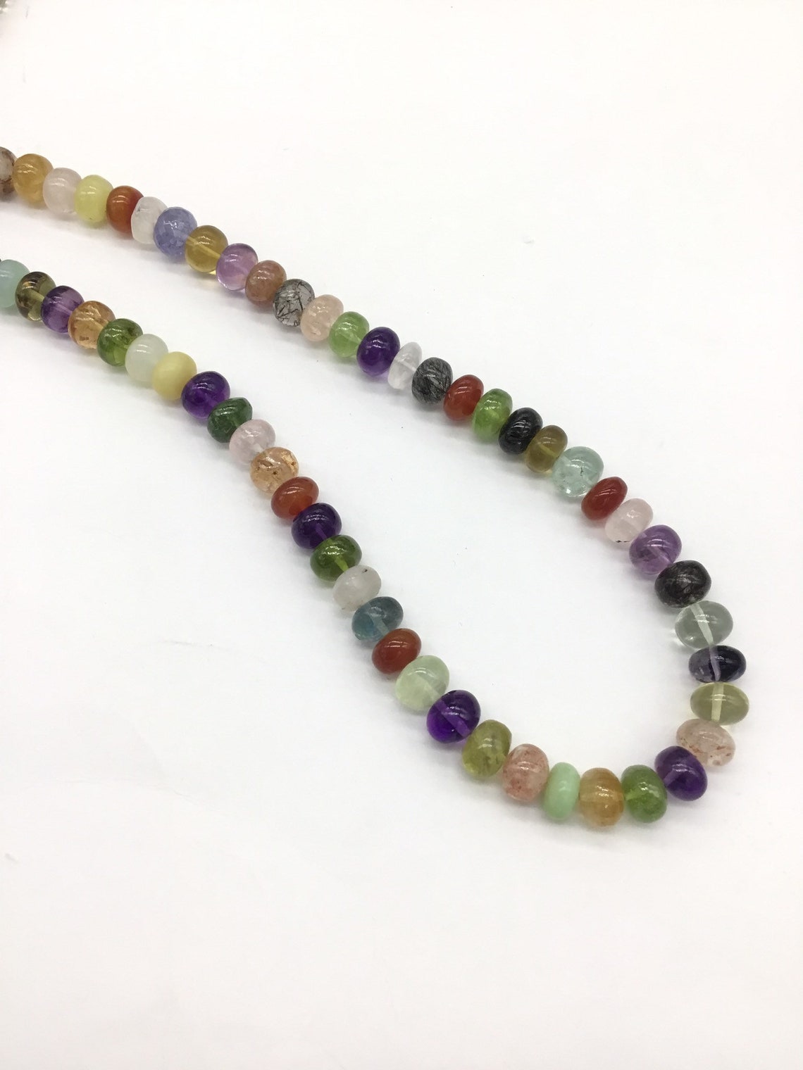 Mixed Gems Gemstones Plain Beads 1strand Gemstones - Etsy