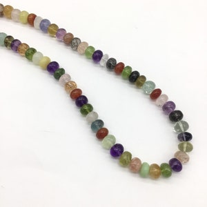 Mixed Gems Gemstones Plain Beads 1strand Gemstones for Jewelry - Etsy