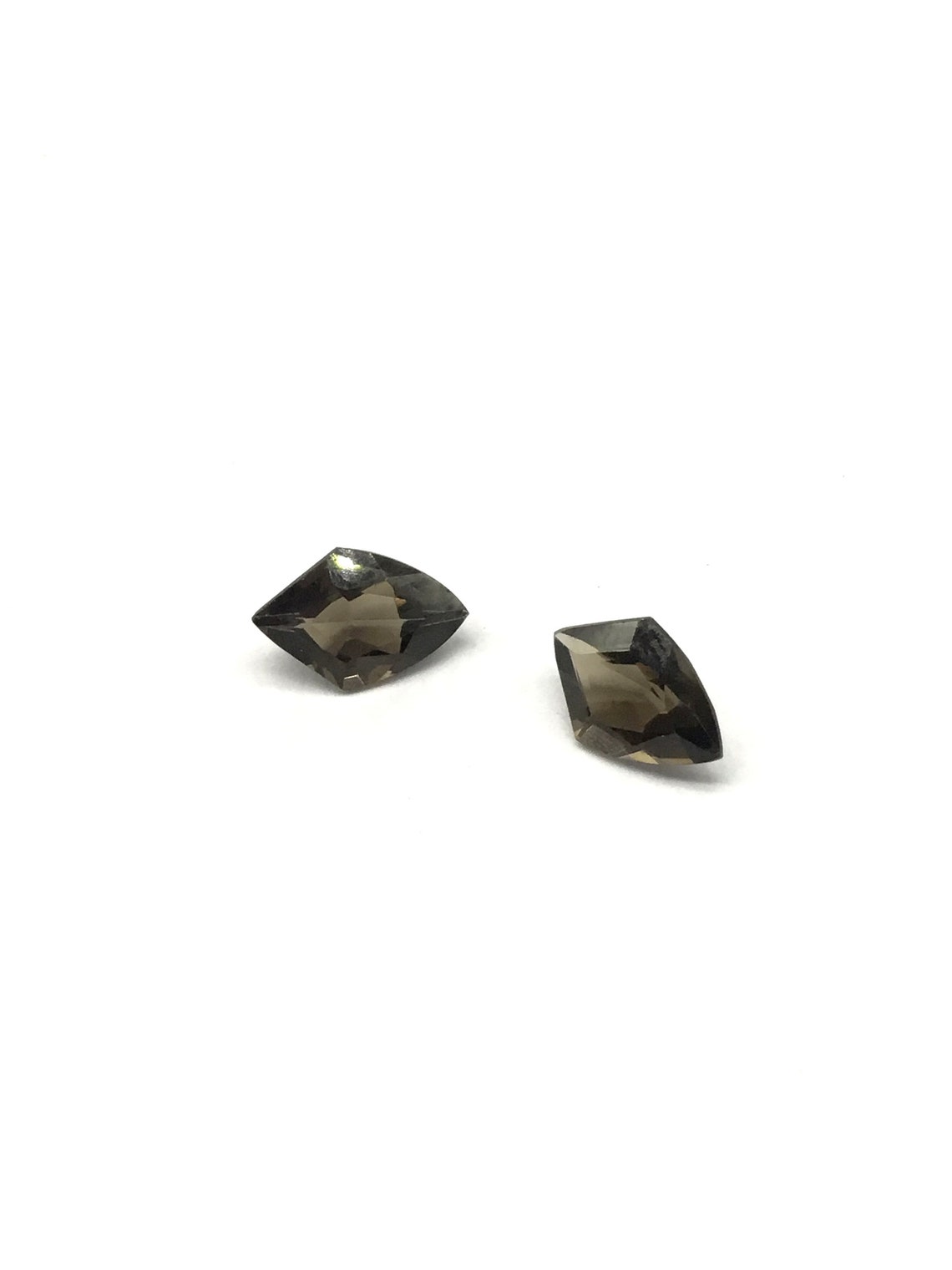 Smoky Quartz Fancy Shape Pair Gemstones - Etsy