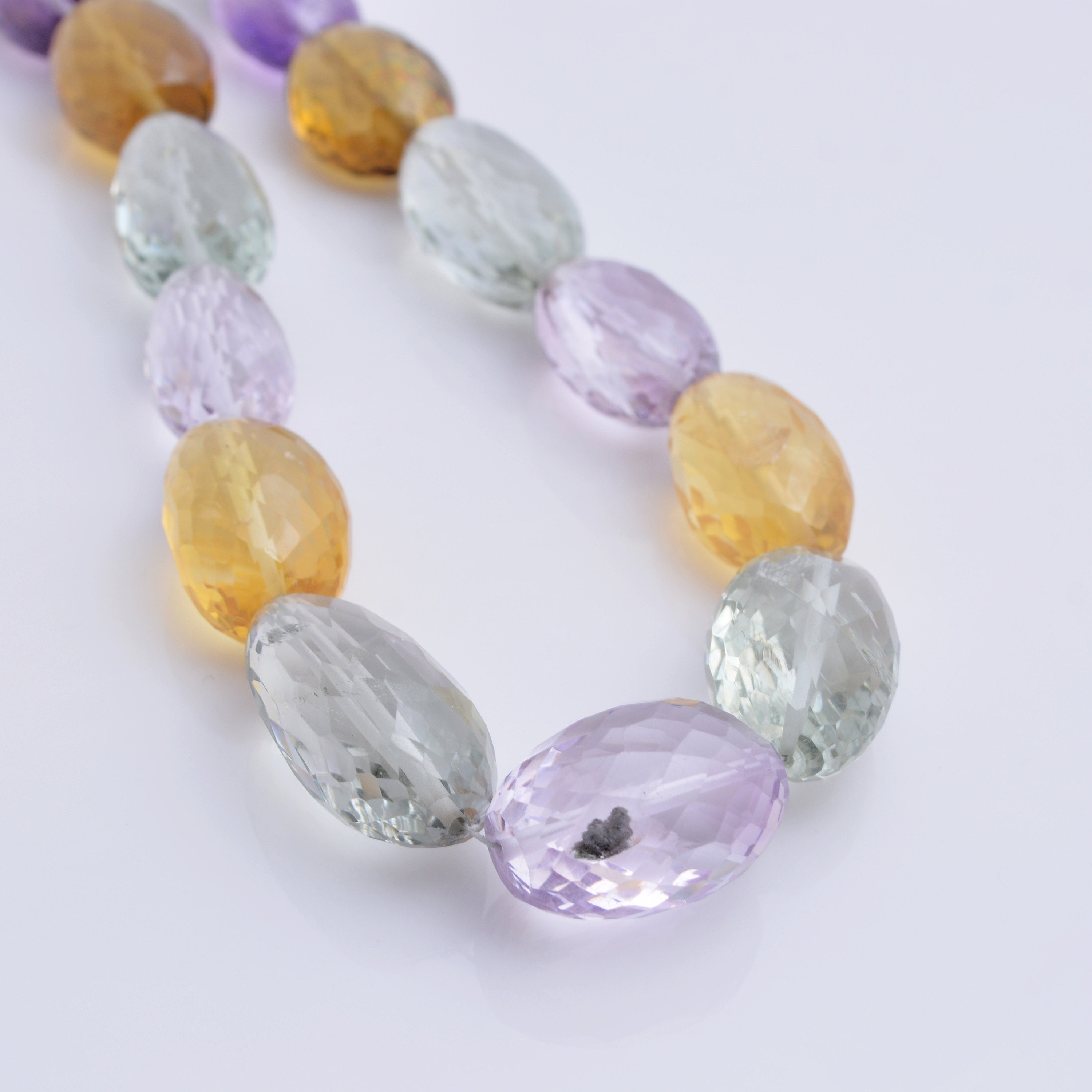 Multiple Mixed Gems Faceted Tumbles Natural Gemstone Jewelry - Etsy