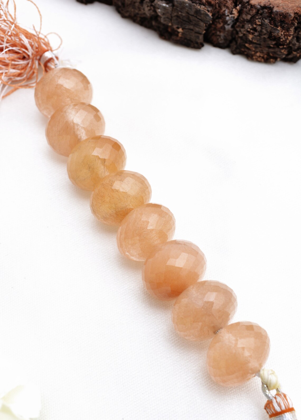 Rutile African Faceted Beads Gemstone 1 Strand Jewelry - Etsy