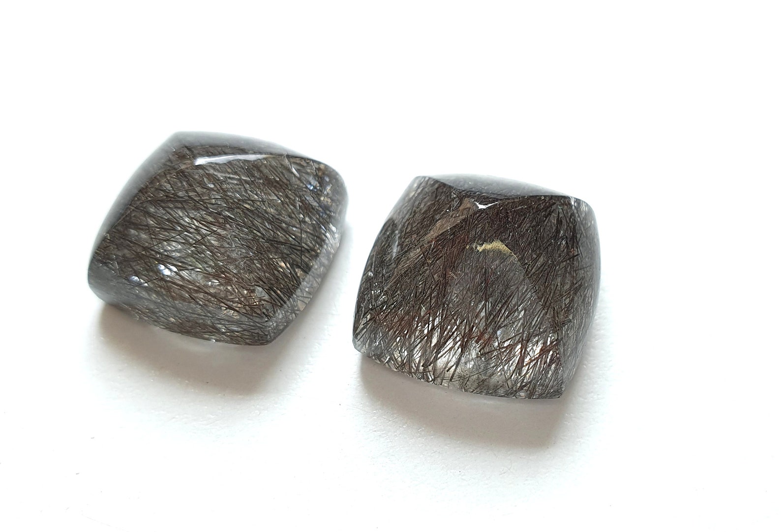 Natural Black Rutile Sugarloaf AAA Quality Rutile gemstone | Etsy