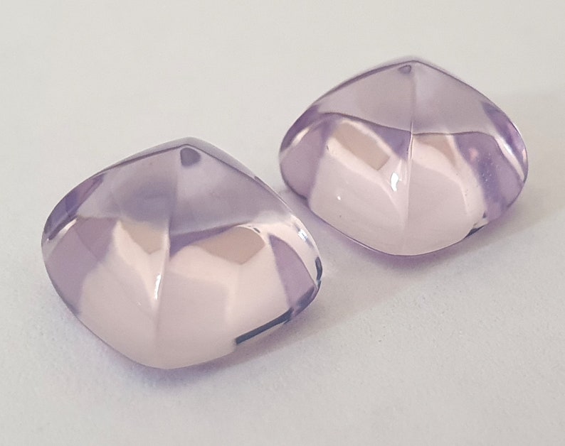 Lavender Quartz Sugarloaf Natural Loose Gemstone - Etsy
