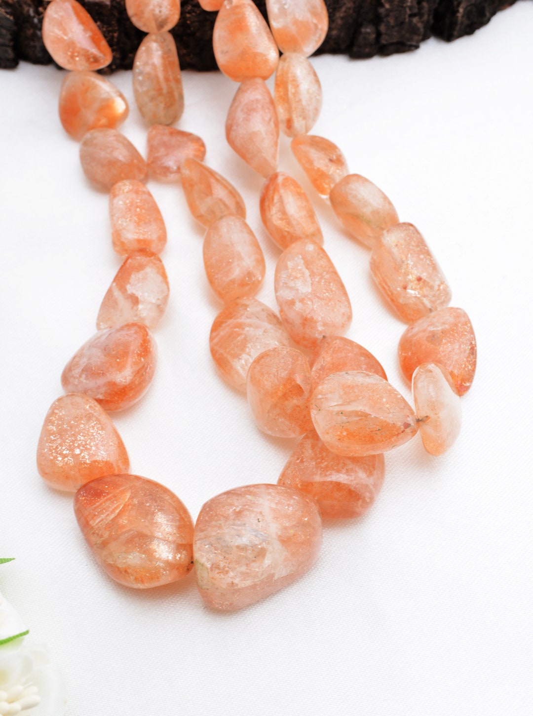 16 Inches Sunstone Smooth Tumbles Natural Gemstone for Jewelry - Etsy