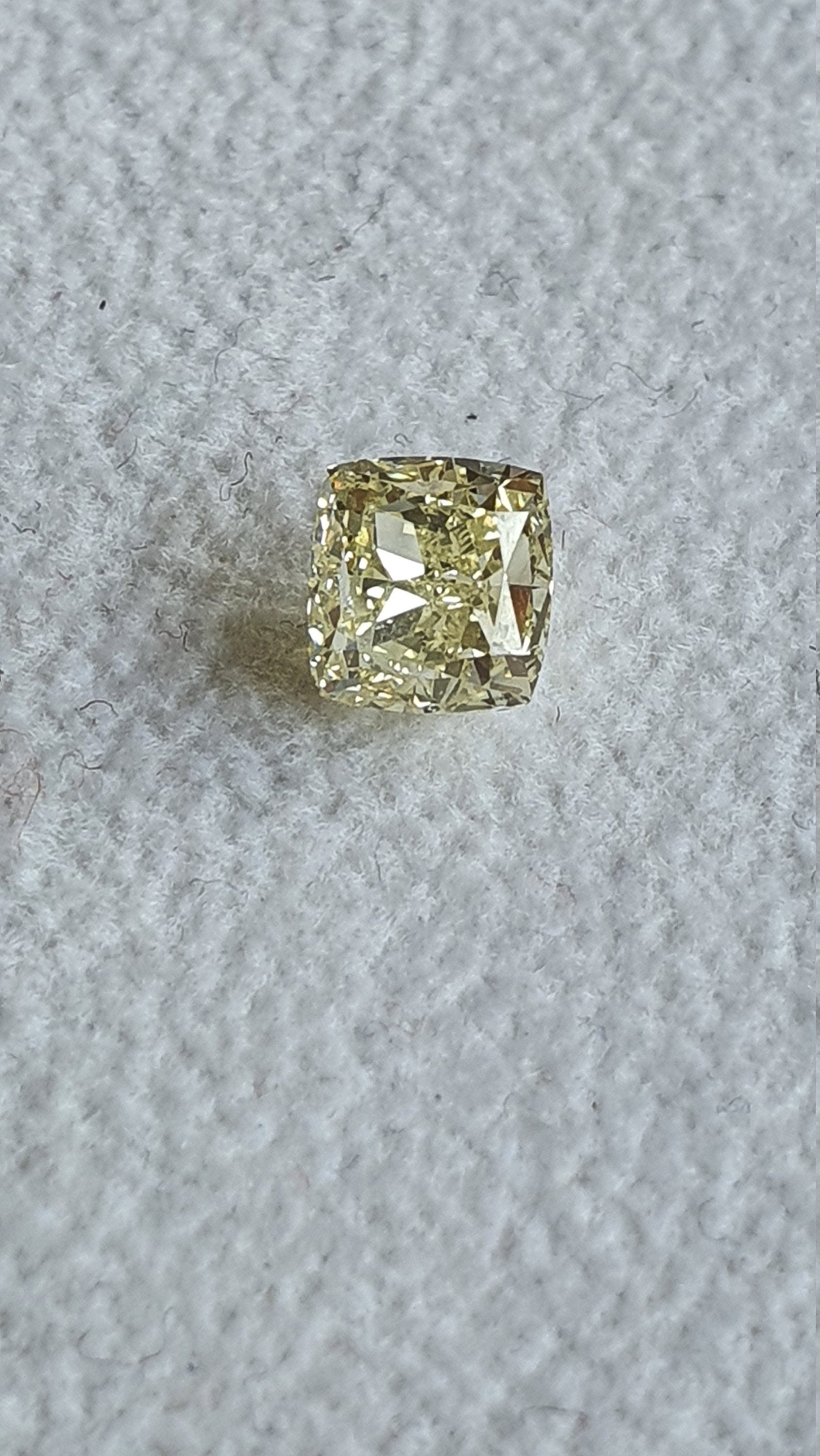 1.42 Carat natural VVS Diamond Cushion Cut | Etsy
