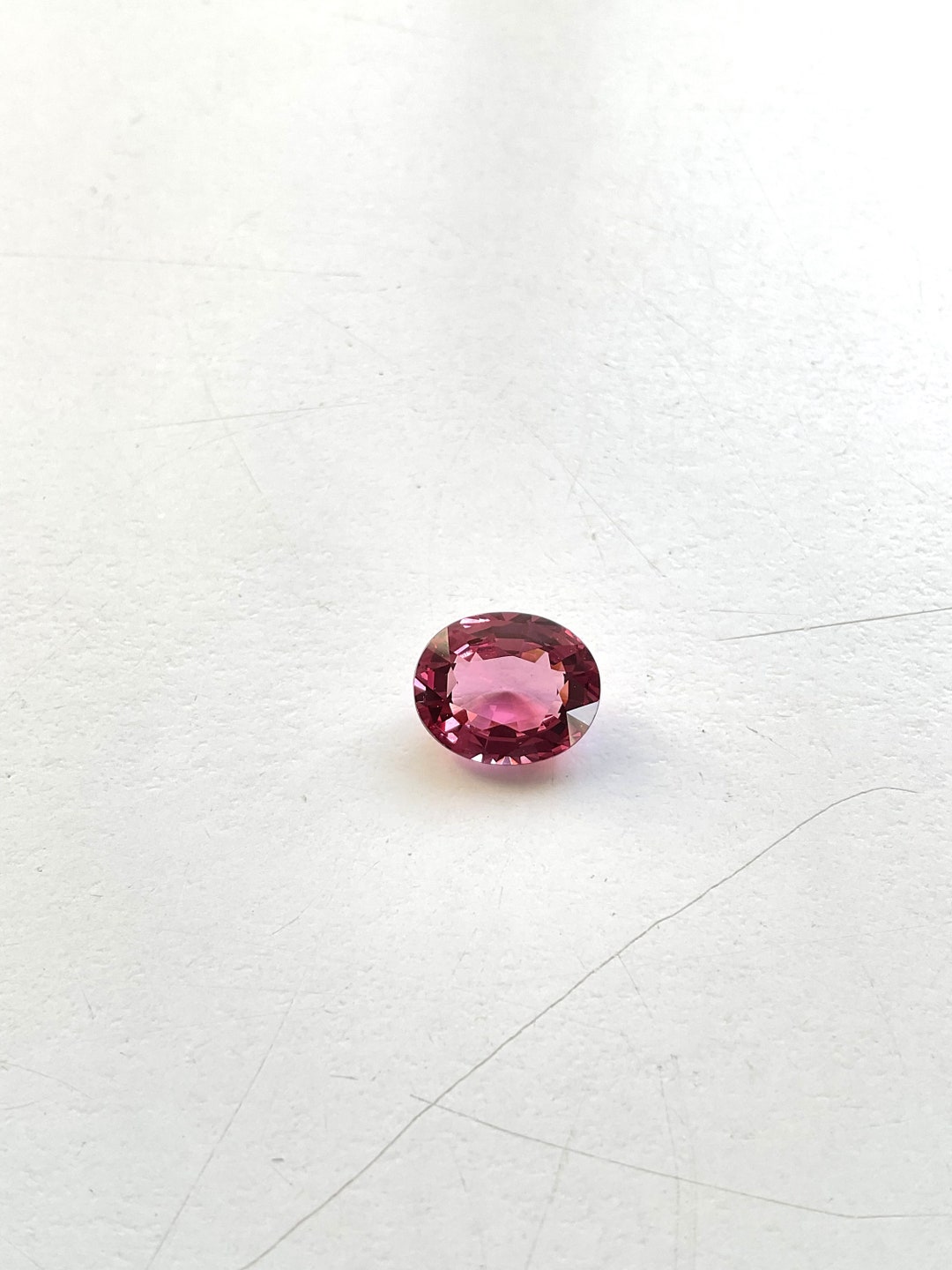 3.78 Carats Pinkish Burmese Spinel Cut Stone Oval Natural Gemstone Top ...