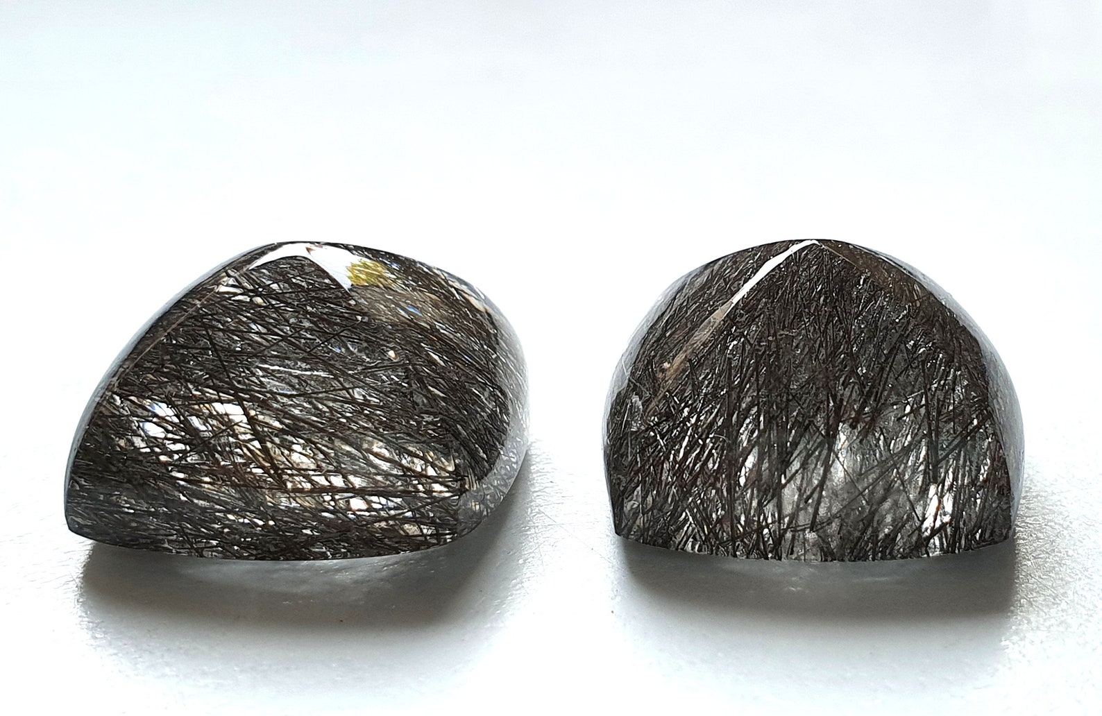 Natural Black Rutile Sugarloaf AAA Quality Rutile gemstone | Etsy