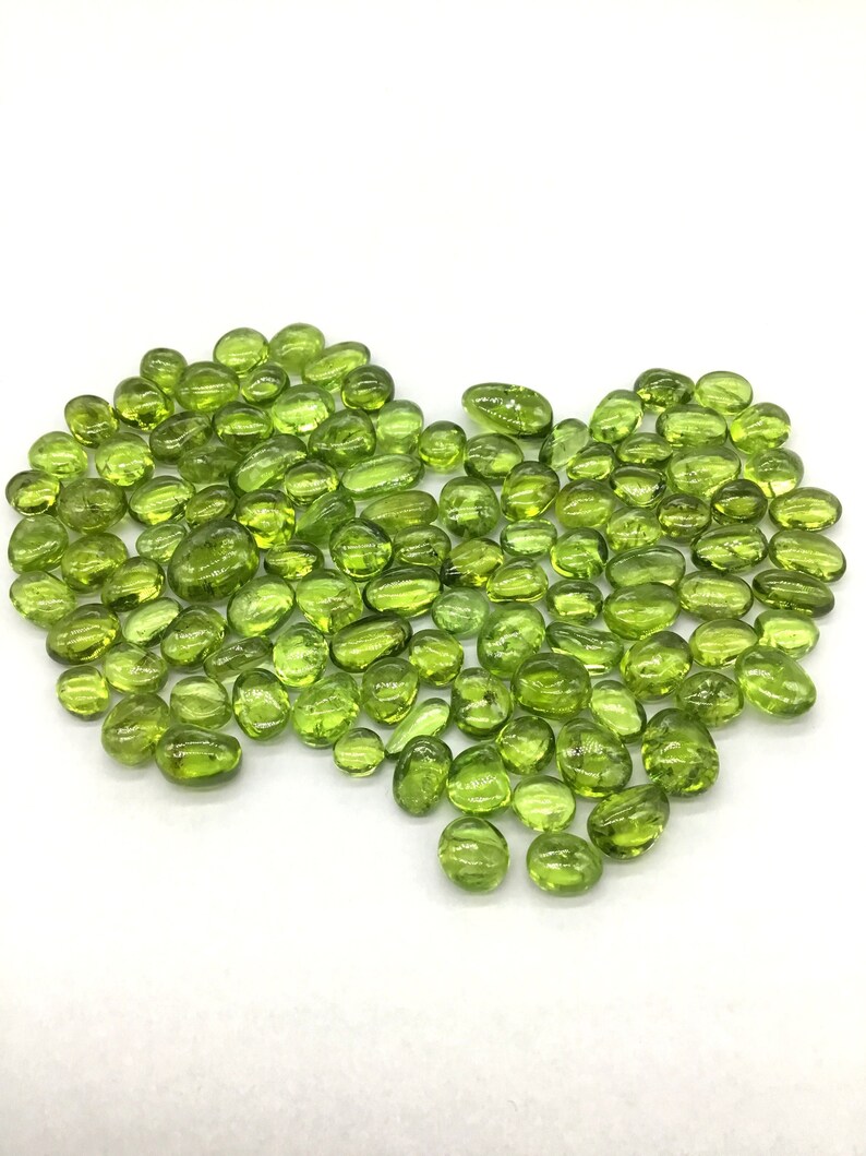 Peridot Tumbled Gemstone AAA 10 Piece / 30.50 Ct Gemstone for - Etsy