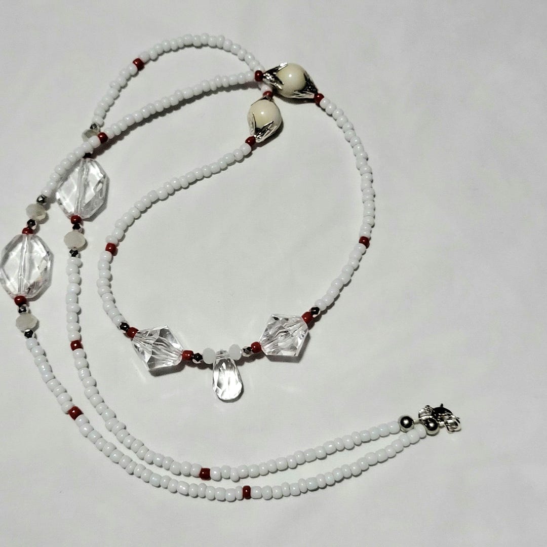 Obatala Ayaguna Necklace.obatala Collar. - Etsy