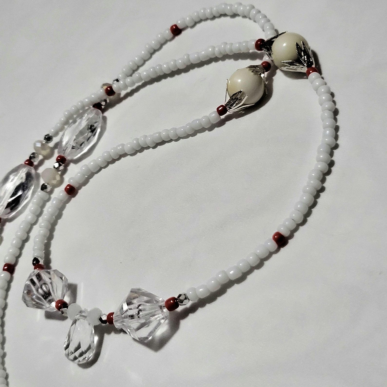 Obatala Ayaguna Necklace.obatala Collar. - Etsy