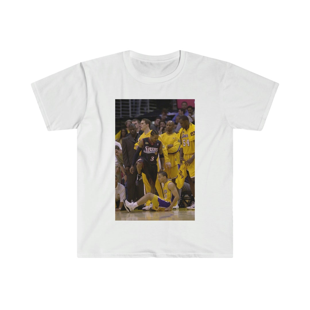 Allen Iverson "step Over" Graphic Tee | Vintage AI Stepping Over Ty Lue ...