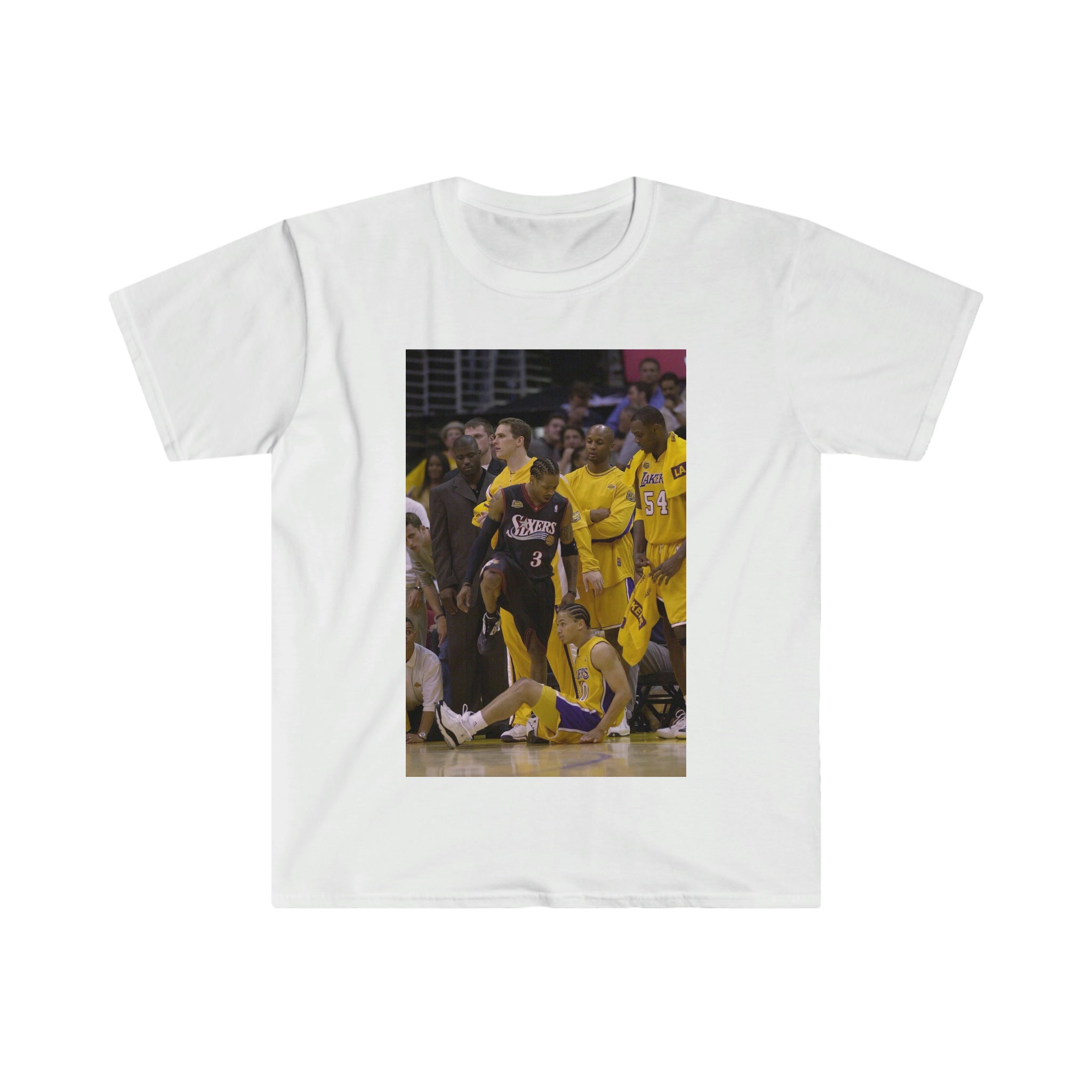 Allen Iverson "step Over" Graphic Tee | Vintage AI Stepping Over Ty Lue ...