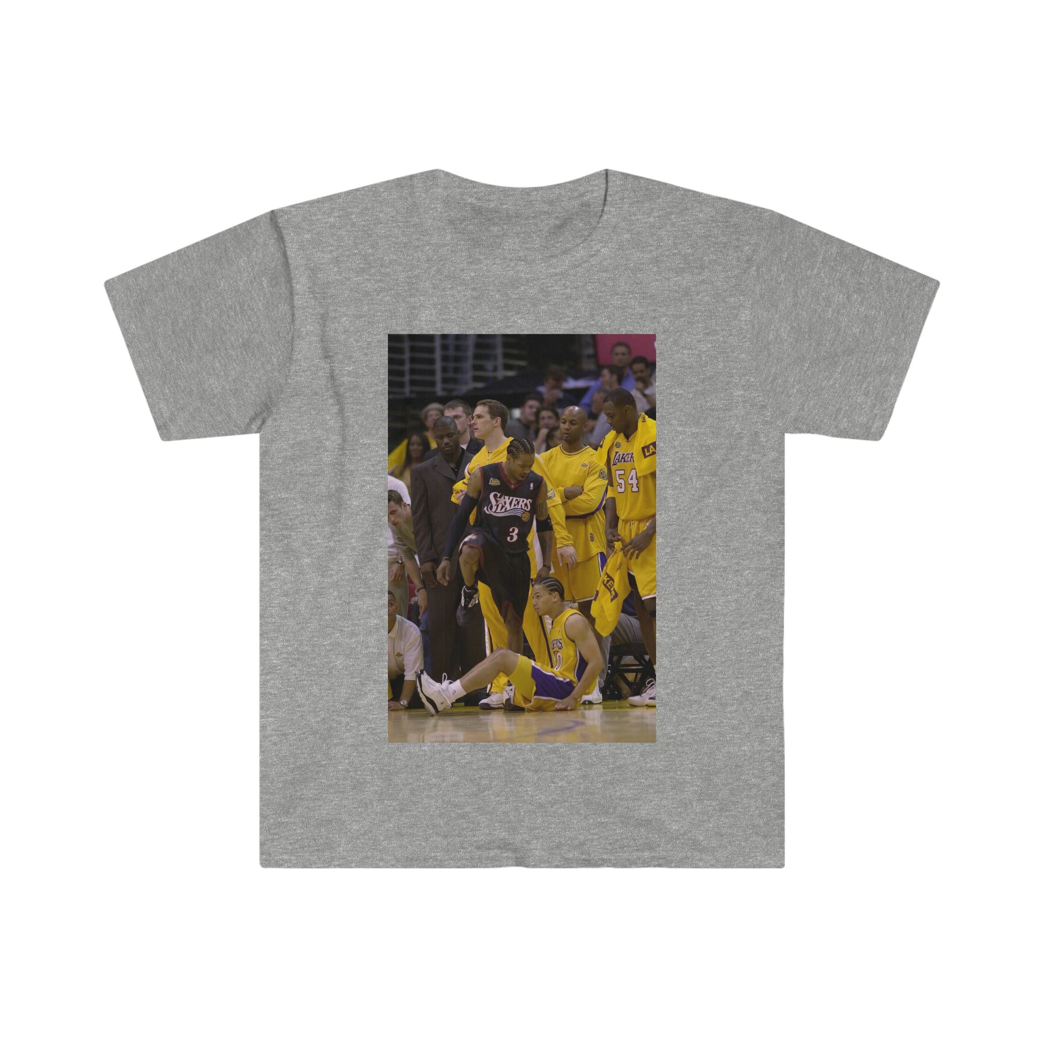 Allen Iverson "step Over" Graphic Tee | Vintage AI Stepping Over Ty Lue ...