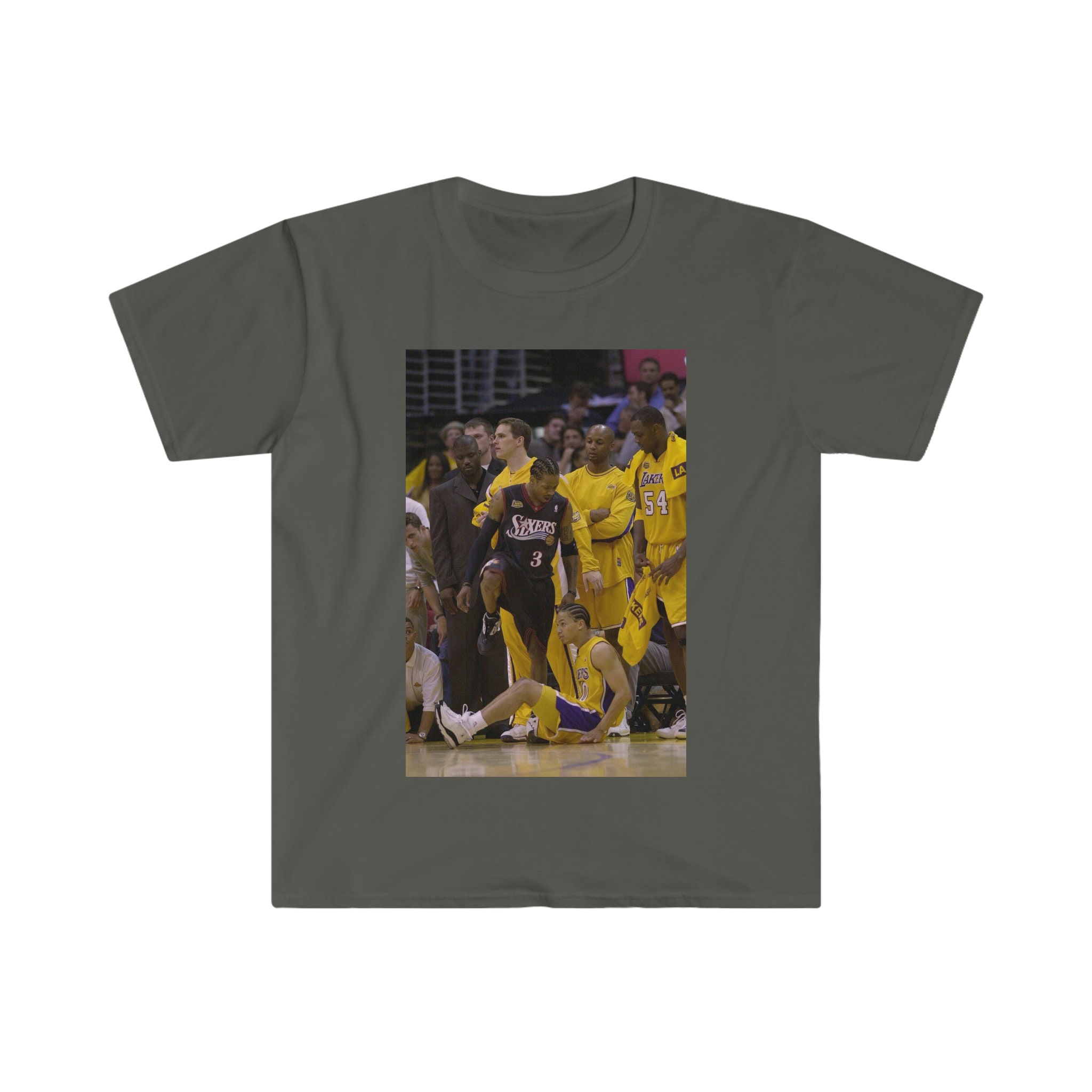 Allen Iverson "step Over" Graphic Tee | Vintage AI Stepping Over Ty Lue ...