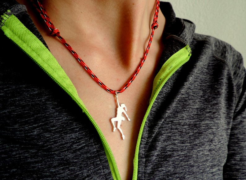 Climbing Necklace, Climbing Jewelry, Gift for Climber - Etsy