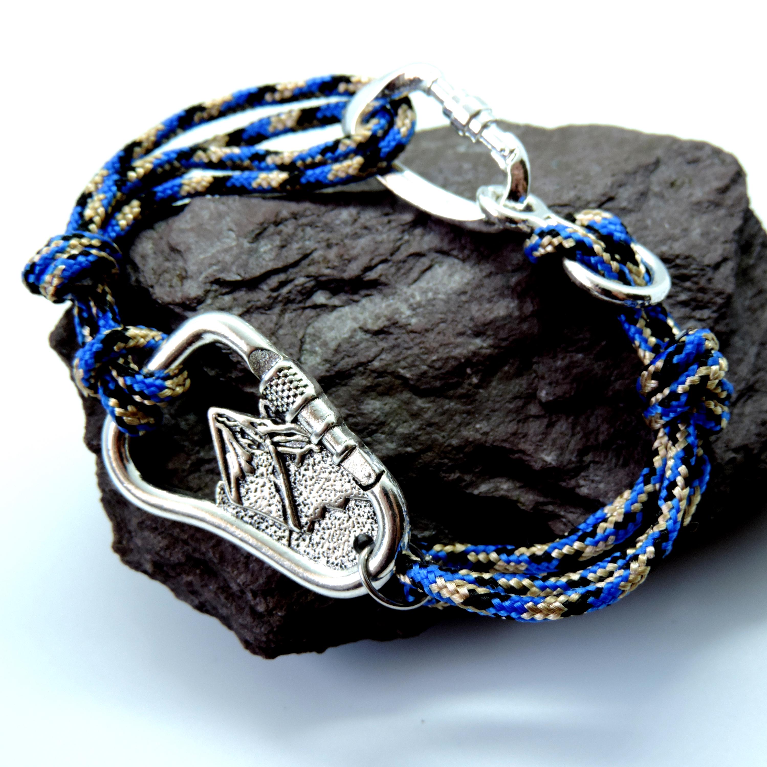 Climbing Carabiner Mountain Bracelet, Climbing Jewelry - Etsy