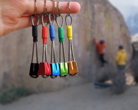 Climbing Keychain Gift for Climber - Etsy