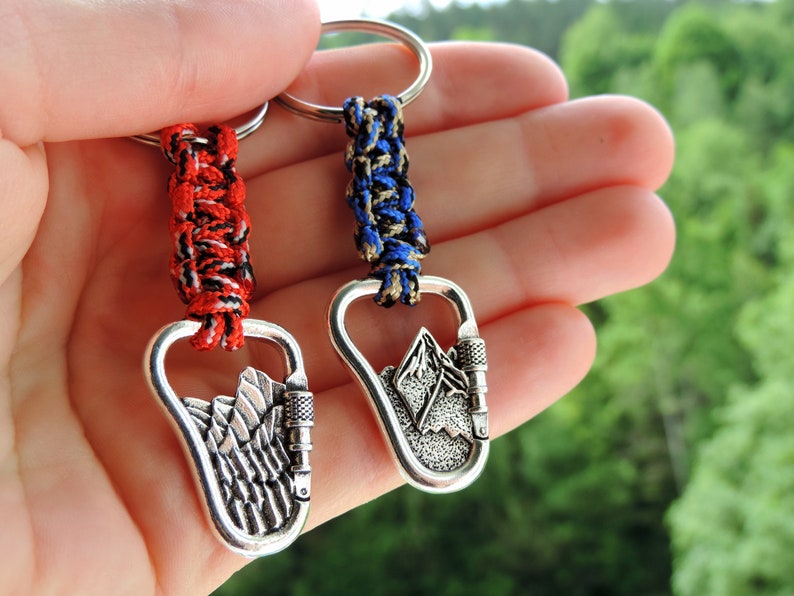 Climbing Mountain Keychain, Climbing Gift - Etsy