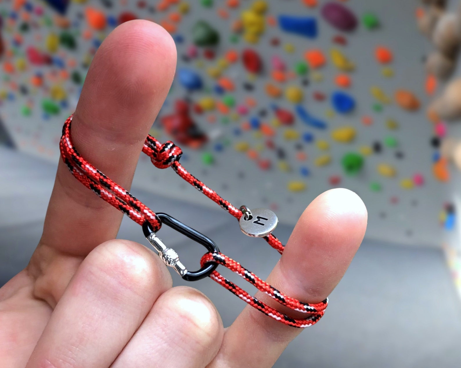 Name Letter Climbing Bracelet Climbing Carabiner Jewelry - Etsy