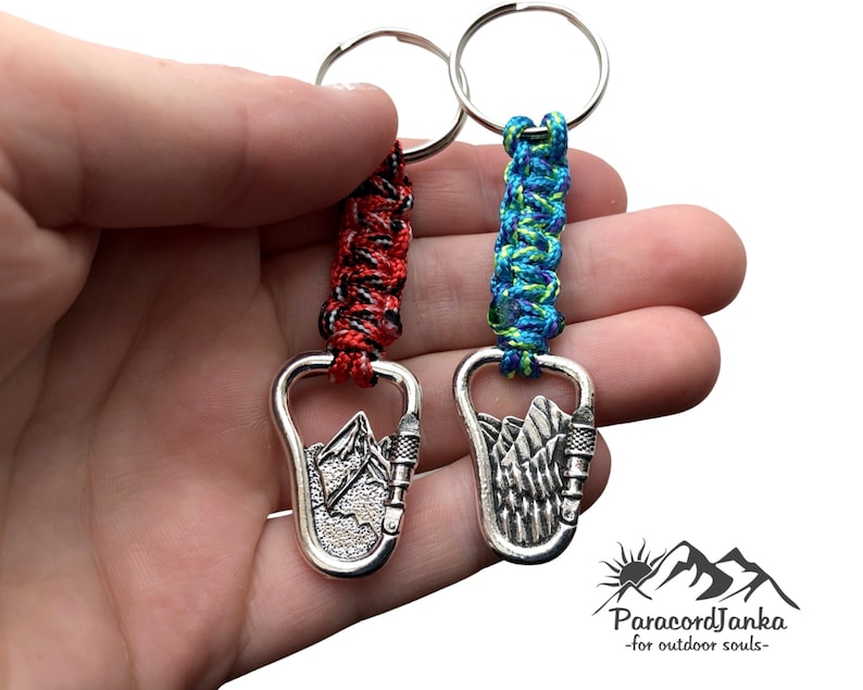 Climbing Mountain Keychain, Climbing Gift - Etsy