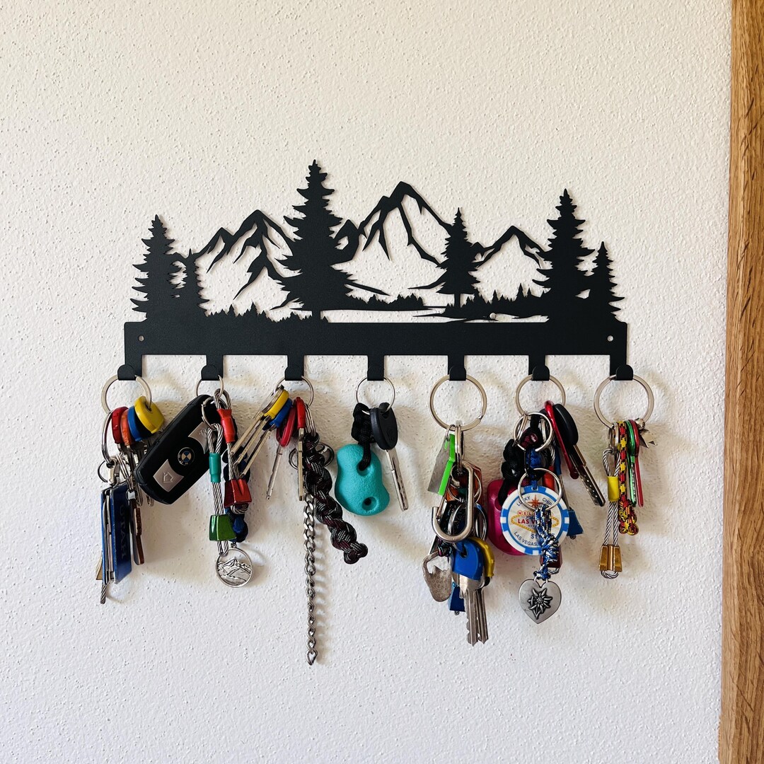 Metal Mountain Key Holder Gift for Hikers and Climbers - Etsy