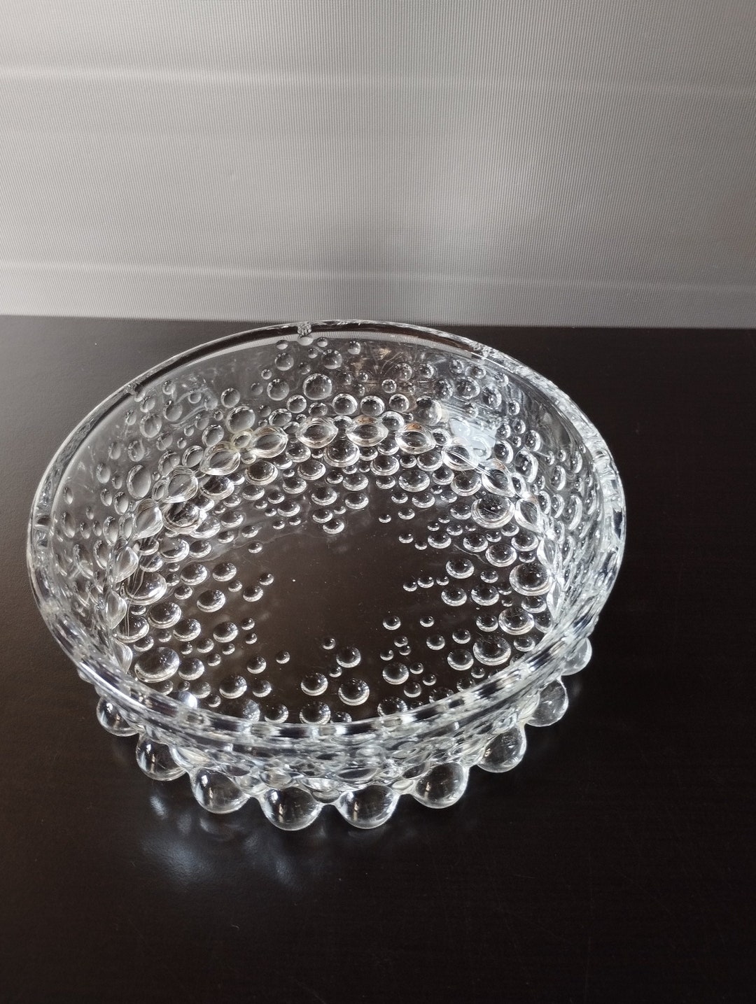 BUBBLE GLASS BOWL / Vintage Glass Bowl / 1970s - Etsy