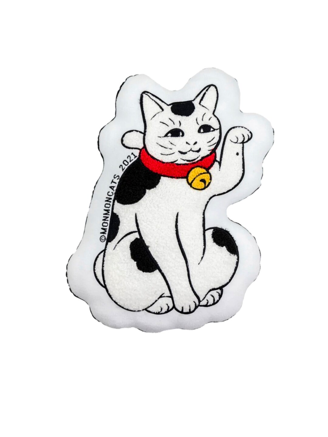 Maneki Cat Plush Pillow. Monmon Cats Cushion. - Etsy