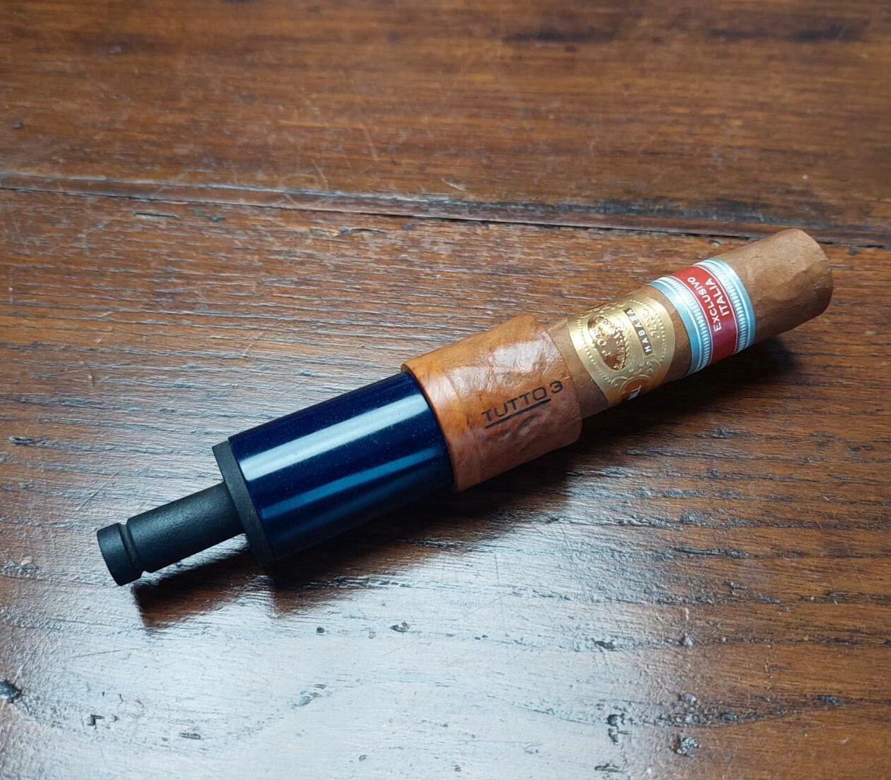 TUTTO 3 Handmade Smoking Tool in Heather Briar and Epoxy Resin for ...