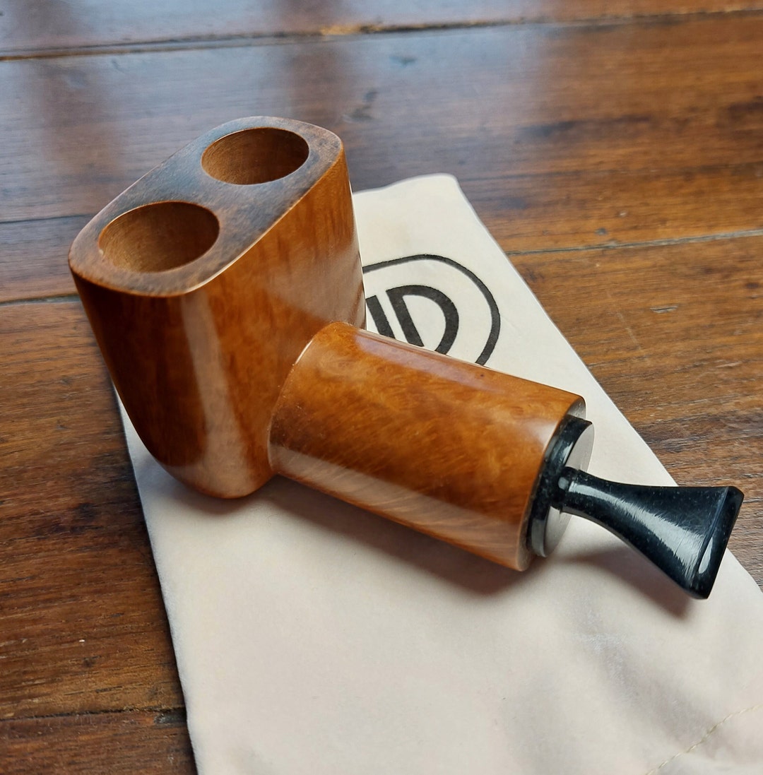 Reverse Calabash Pipe in Top Quality Heather Briar Handmade With Two ...