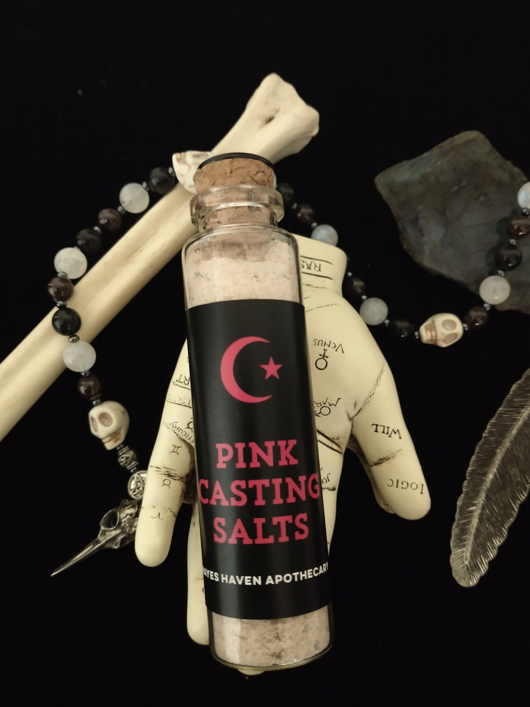 Witch's Pink Salts Casting Protection Purify - Etsy
