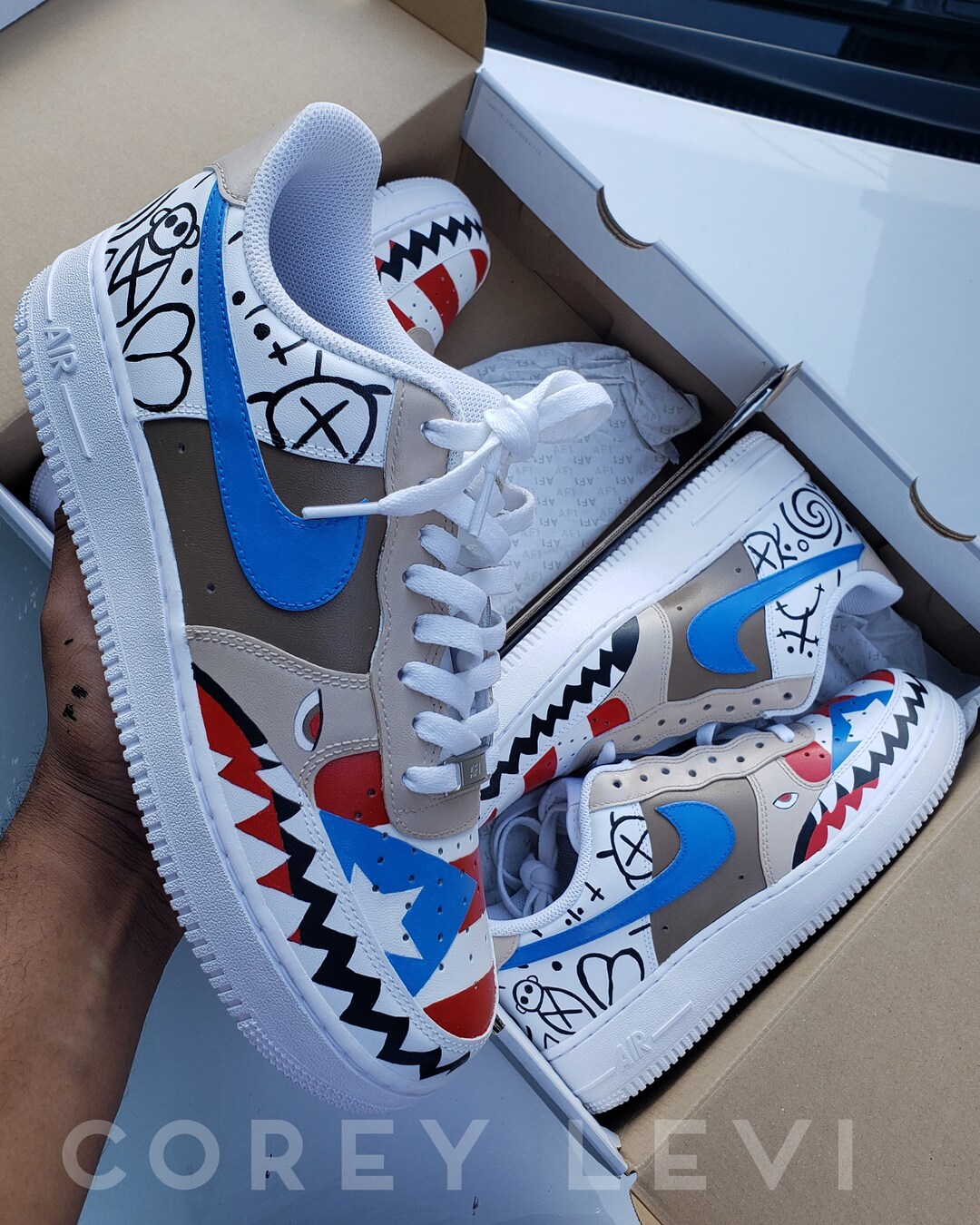 AF1 "taino Flag" Custom - Etsy