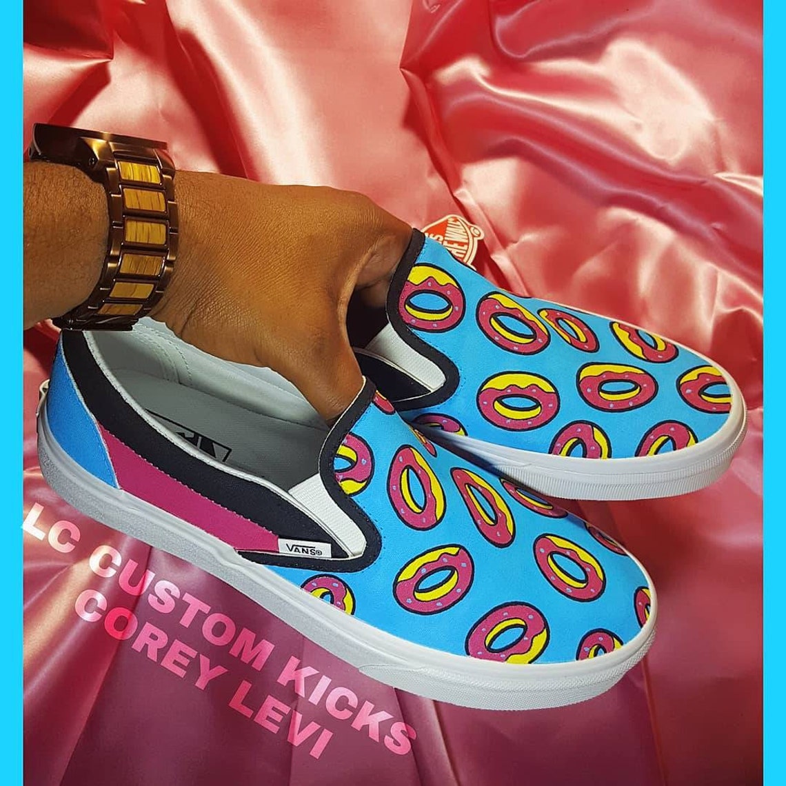 Odd Future donut Custom Vans - Etsy