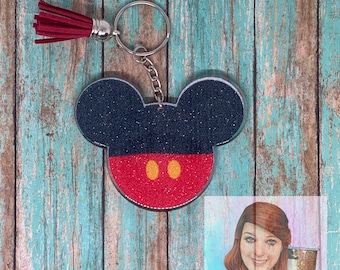 Mouse Head Keychain - Etsy