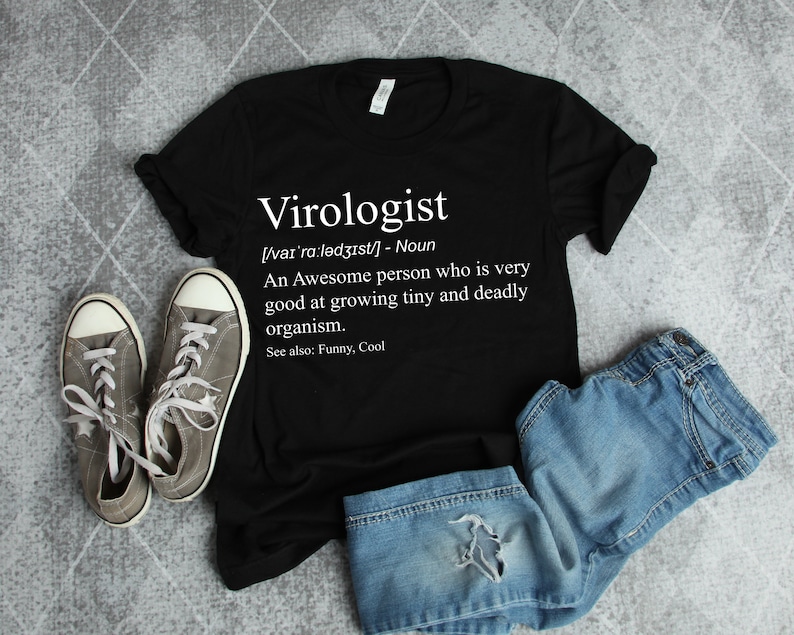 Funny Virologist Definition Virology Science Short-sleeve Unisex Gift T ...