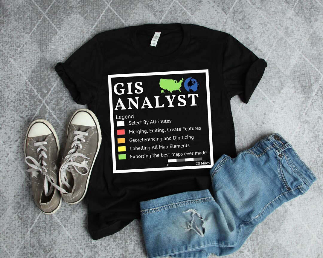 GIS Analyst Checklist Short-sleeve Unisex Gift T-shirt - Etsy