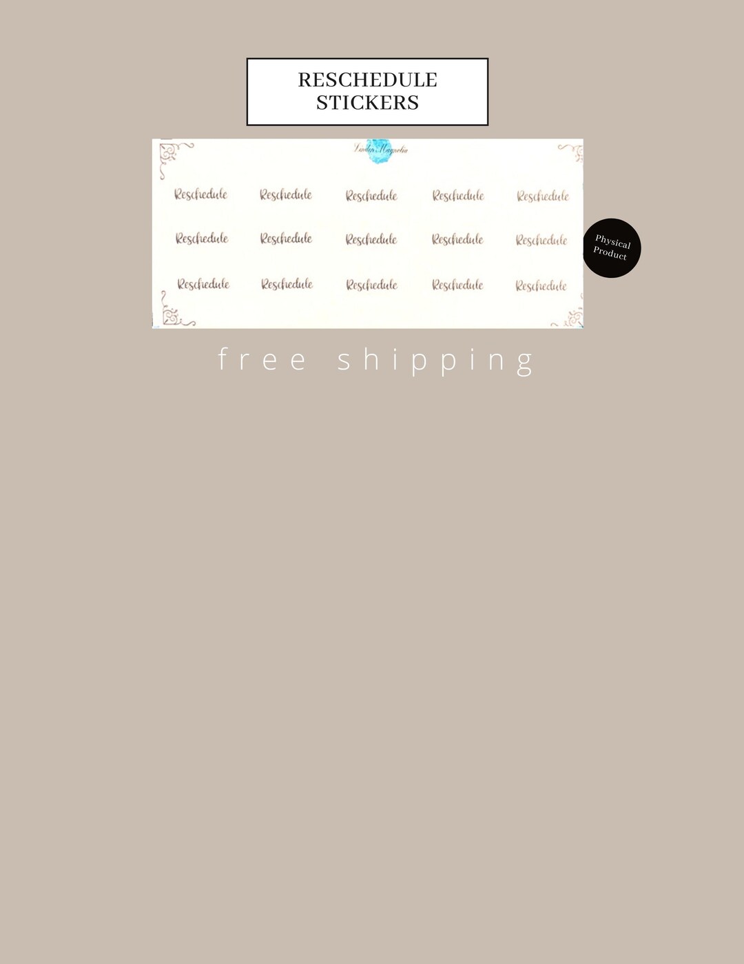 Reschedule Stickers Help Appointment Planner Calendar Reminder Schedule ...