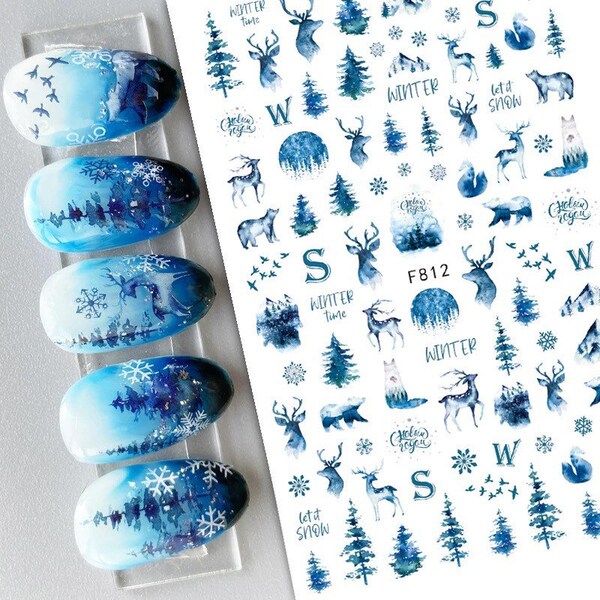 Wolf Nail Art - Etsy