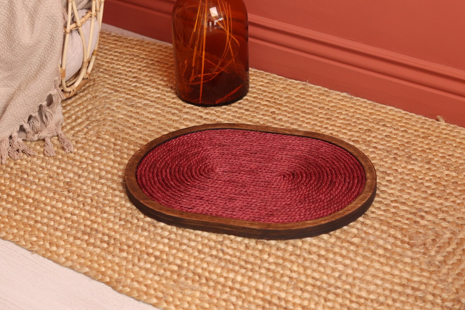 Handmade Cat Scratcher. Pet Furniture, Sisal Rope, Cat Scratching Pads ...
