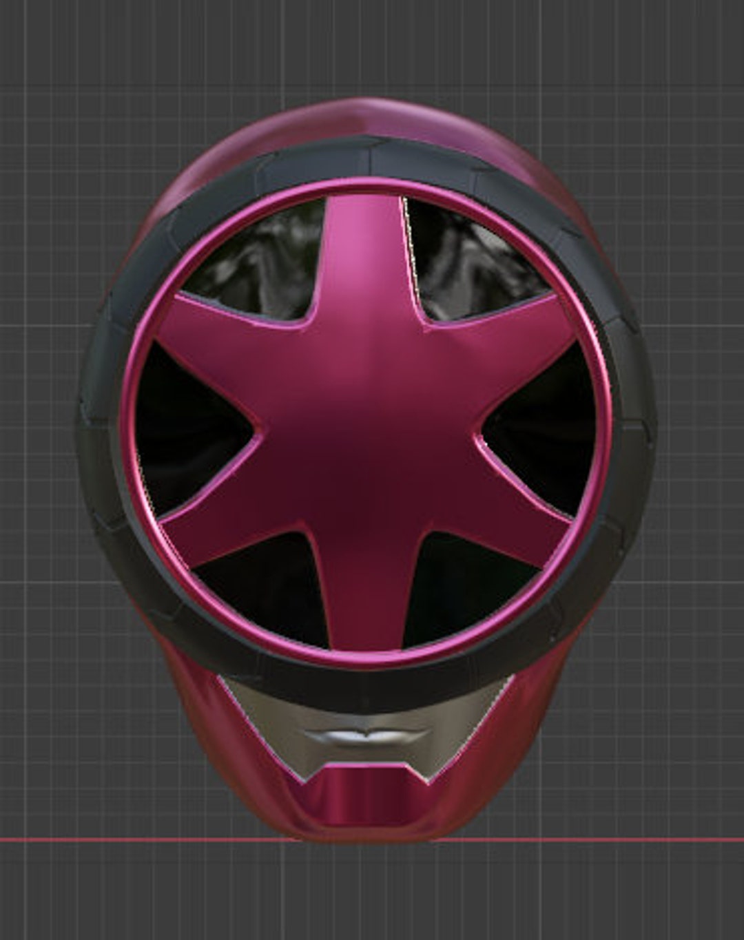 New Super Sentai Pink Boonboomer Helmets 3D Model - Etsy