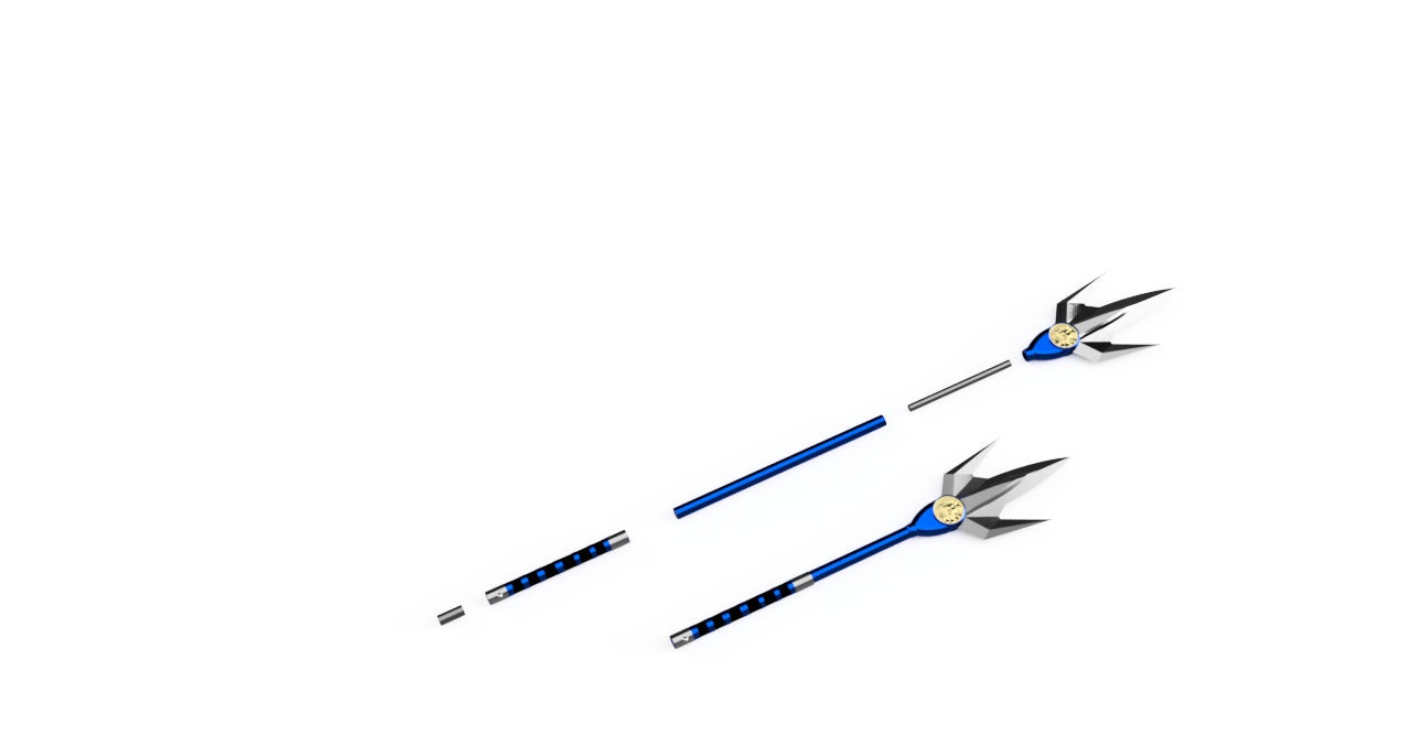 Fan Made MMPR Power Lance STL READY - Etsy