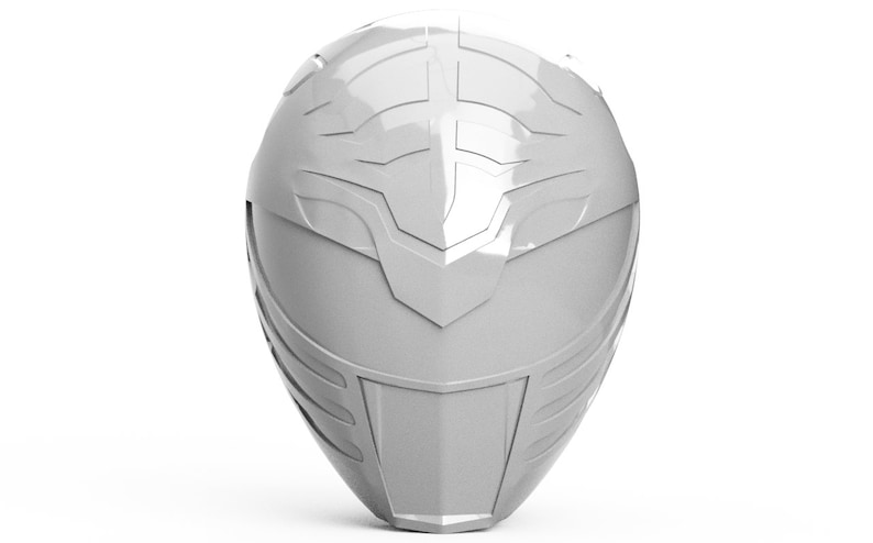 MMPR White Ranger Helmet 3D Printer File - Etsy Australia