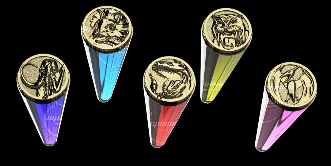 5 MMPR Coin Crystals Ready for 3D Printing ( STL FILES ) - Etsy