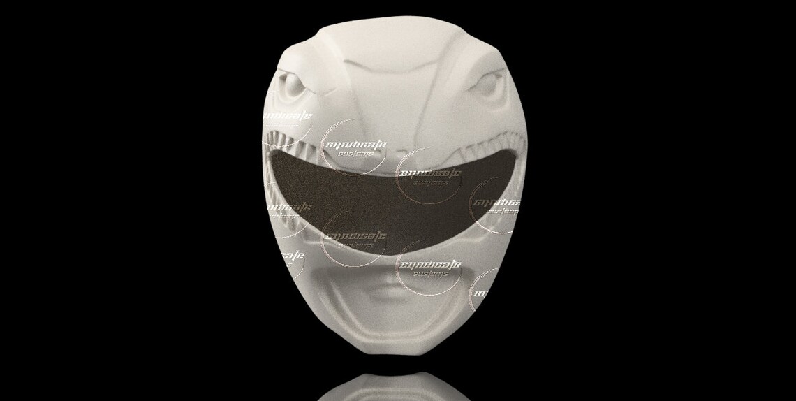 Set of MMPR Hero Helmets Digital 3D Model Ready for Download - Etsy