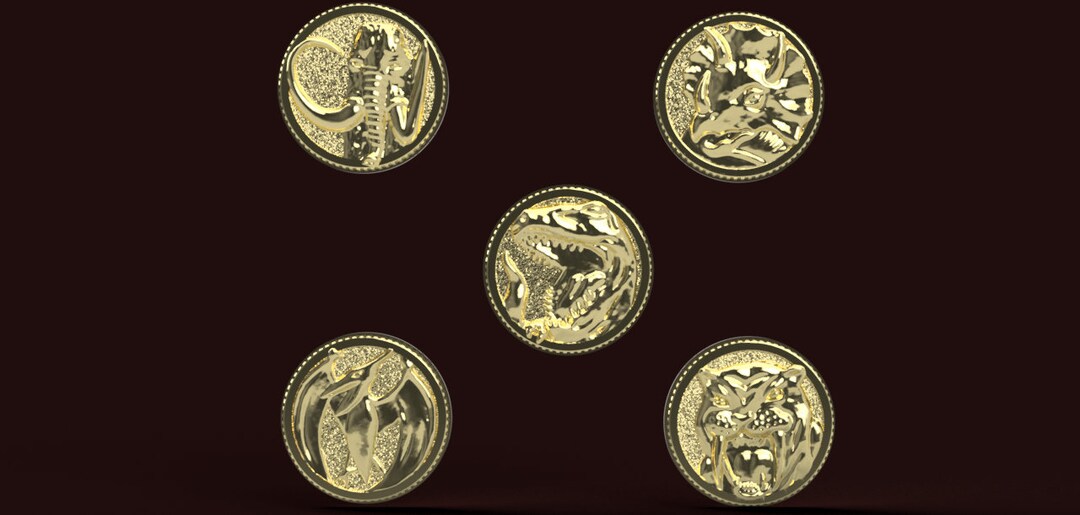 Fan Made MMPR Master Coins STL FILES - Etsy